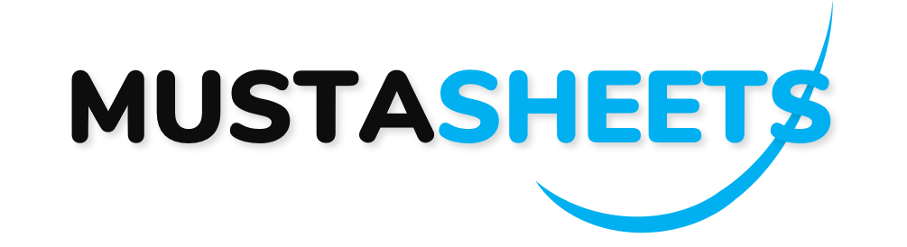 MustaSheets: Trading Journal Spreadsheets